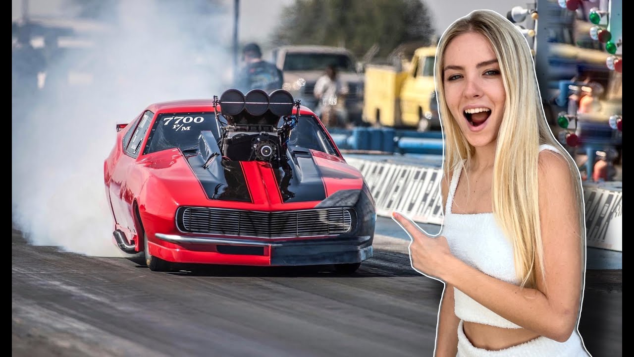 Blondie visits FL2K drag races! - YouTube