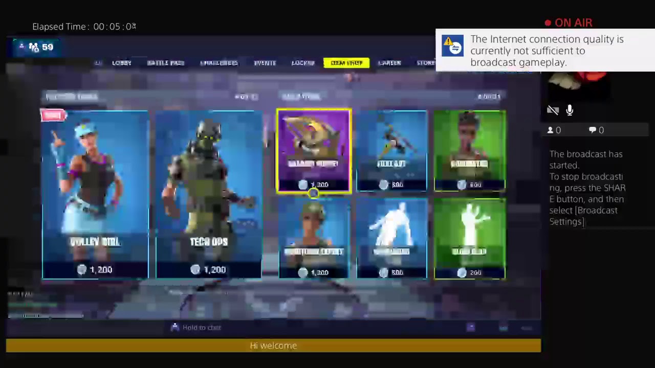 Playing fortnite come join - YouTube