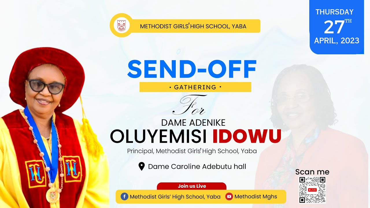 SEND-OFF GATHERING FOR DAME ADENIKE OLUYEMISI IDOWU (PRINCIPAL ...