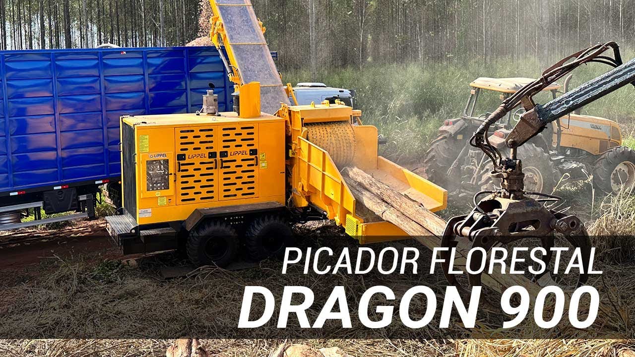Picador Florestal Dragon 900 - YouTube