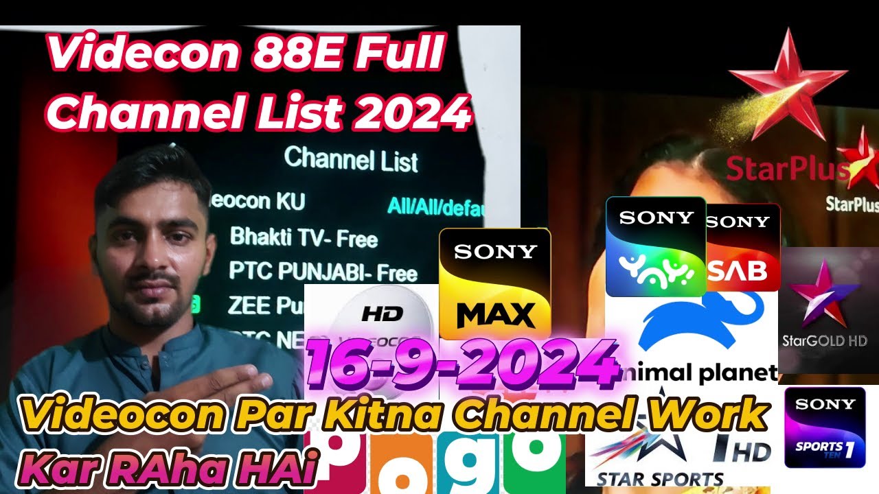 Videocon 88E Channel List 2024 Videocon 88E Latest Update 2024 | How To ...