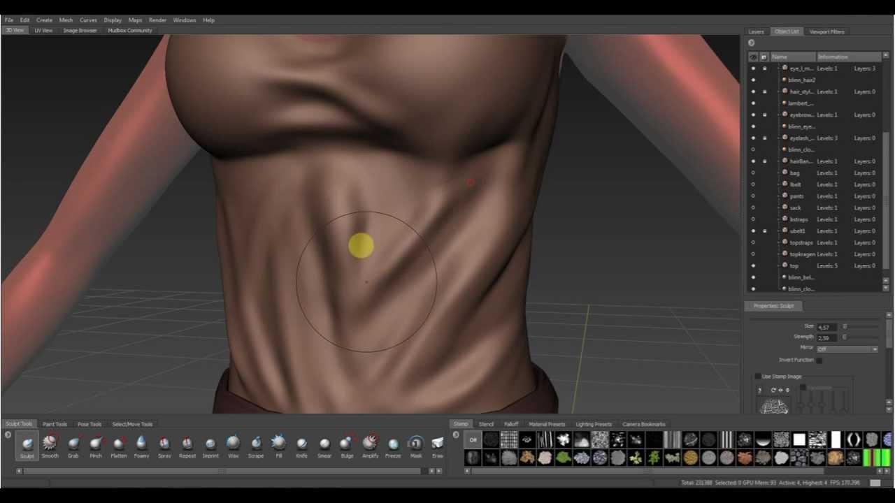 Cloth Sculpting and Texturing - YouTube