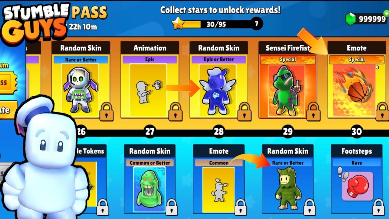 Stumble guys New April Stumble pass 🤩 | New Special Emote, Update 0.67 ...