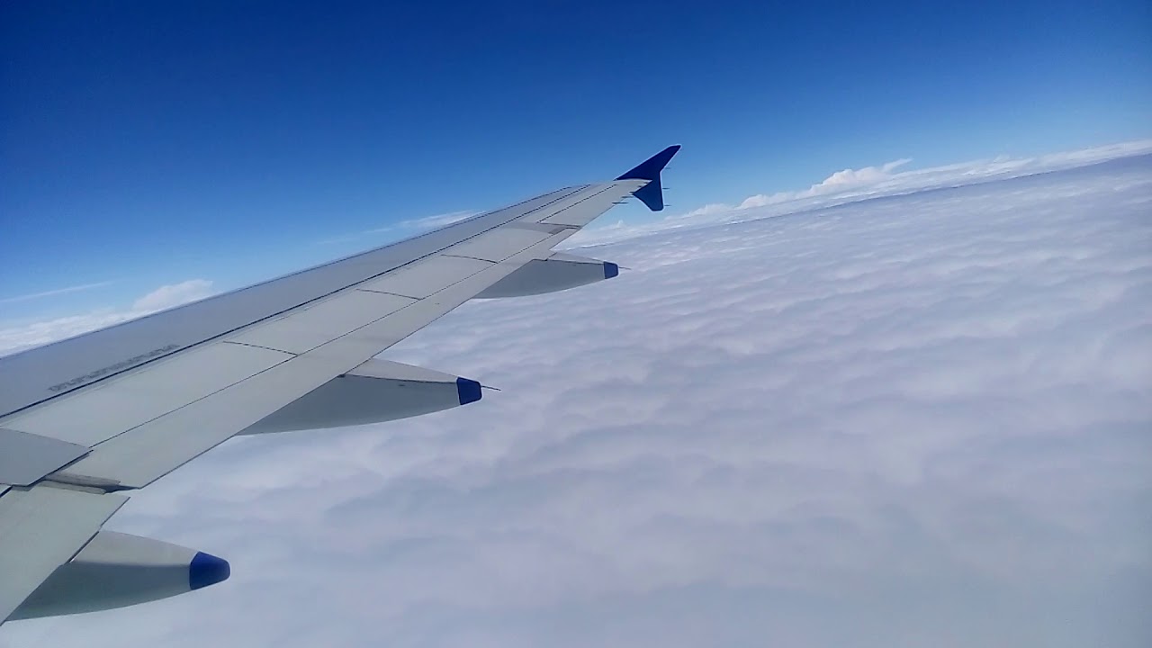 Sky VIEW FROM 25000 FEET - YouTube