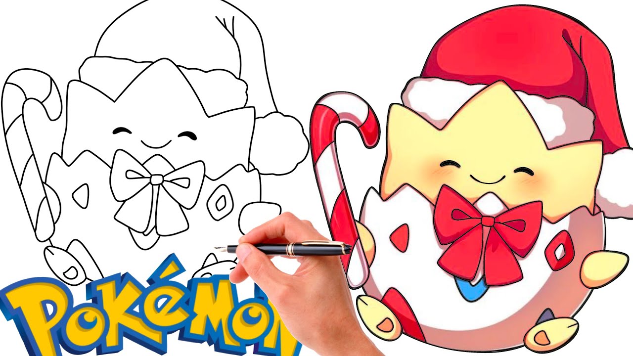 How To Draw CHRISTMAS TOGEPI POKEMON | Christmas Pokemon - YouTube