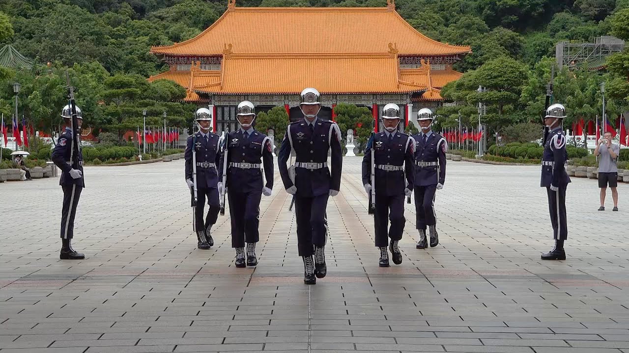 Full record of the handover process of the Tri-Service Honor Corps三軍儀隊 ...
