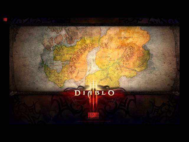 Diablo World Map - These are two different sized maps of the world of ...