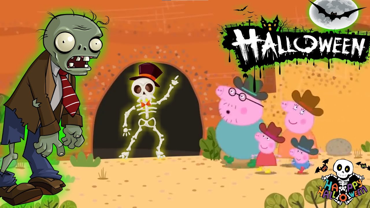 It's halloween night Peppa Pig | Happy halloween songs | Nursery Rhymes ...
