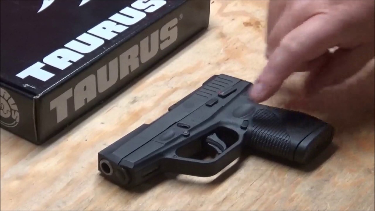 Taurus 709 Slim first shots and review - YouTube