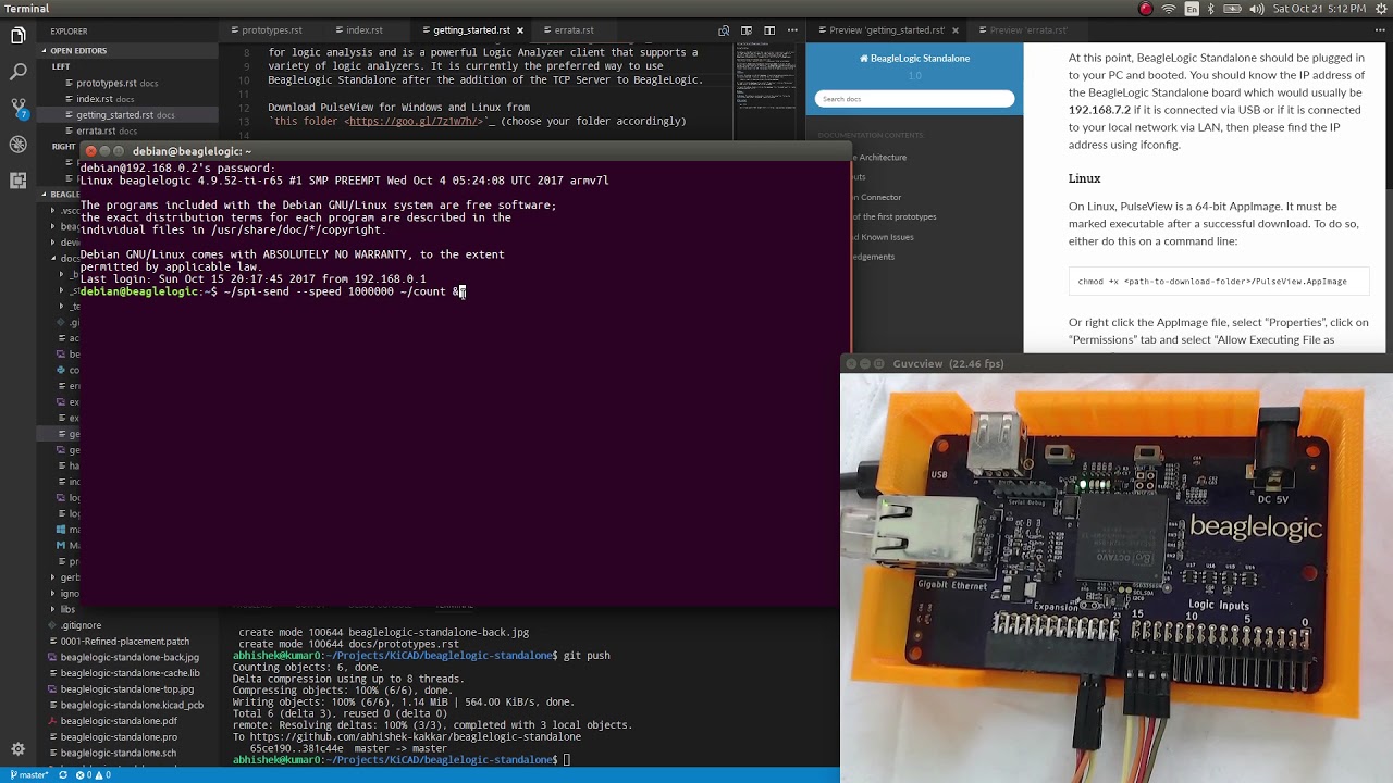 BeagleLogic Standalone with PulseView: Initial Setup - YouTube