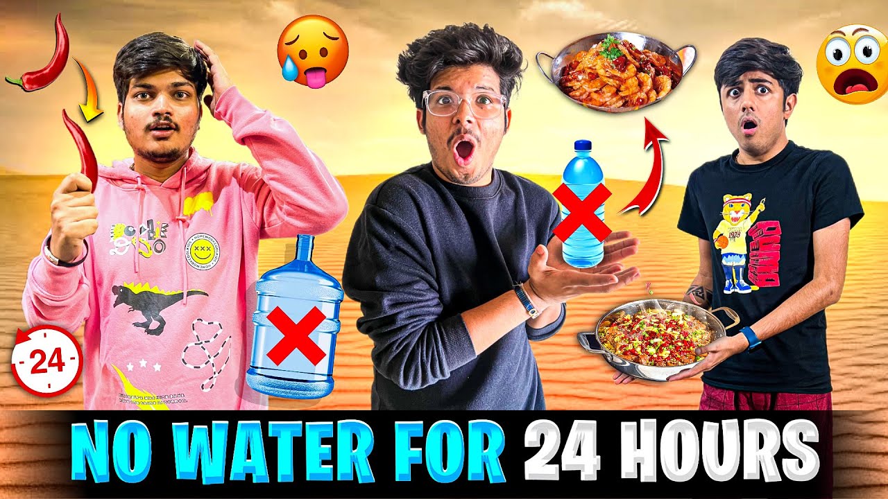 No Water For 24 Hours😨| TSG Jash Vs Mann Vs All TSG Memebers😍- Only 1% ...