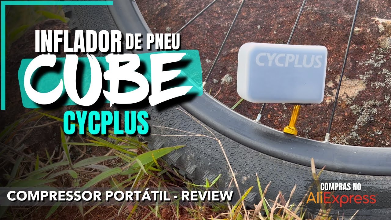 CUBE CYCPLUS - O MENOR COMPRESSOR DE PNEU QUE JÁ USEI - YouTube