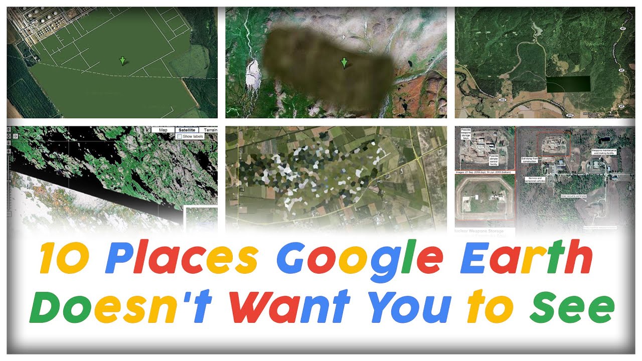10 Places Google Earth Doesn't Want You to See - YouTube