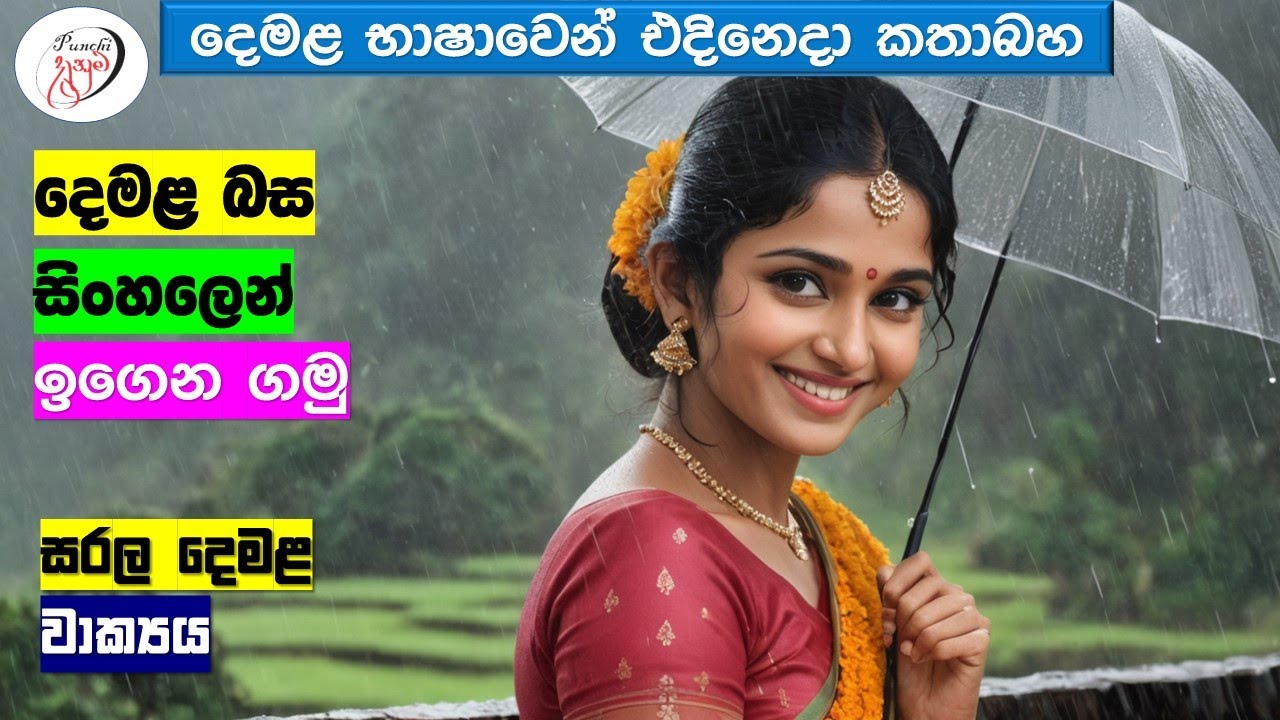 අපි දෙමළ කතා කරමු - මූලික පාඩම් | Let's Speak Tamil! - Basic to ...