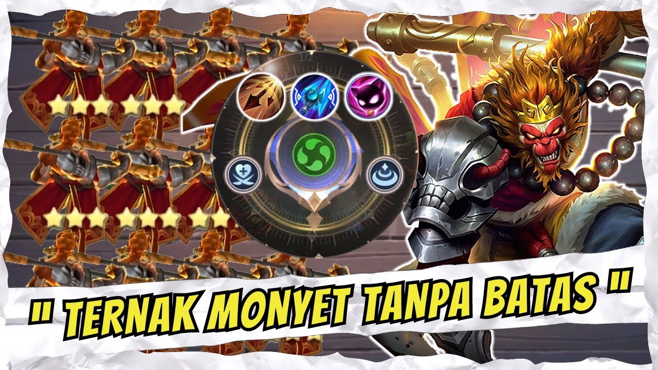 SUN ELEMENTALIST B3 !!! TERNAK PASUKAN MONYET !!! | MAGIC CHESS MLBB ...