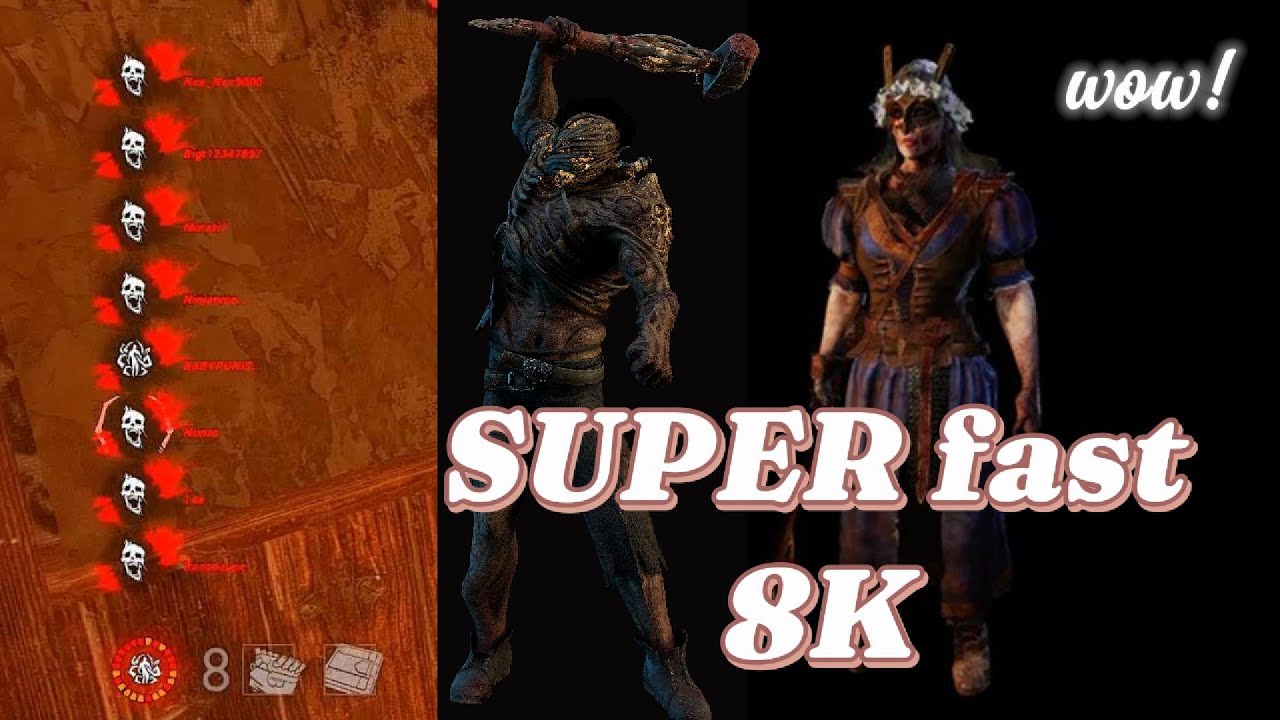 FAST 8K in new 2v8 DBD game mode! - YouTube