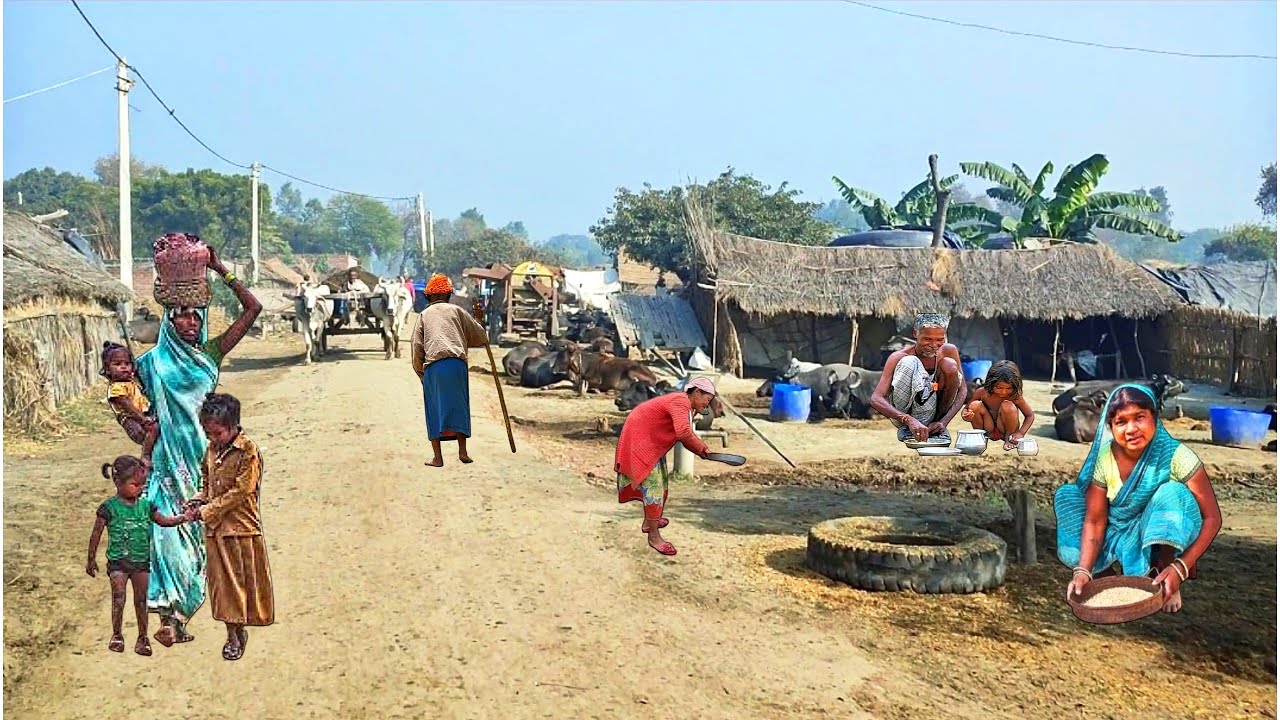 Life Of Poor People In India | Uttar Pradesh Village Life In India ...