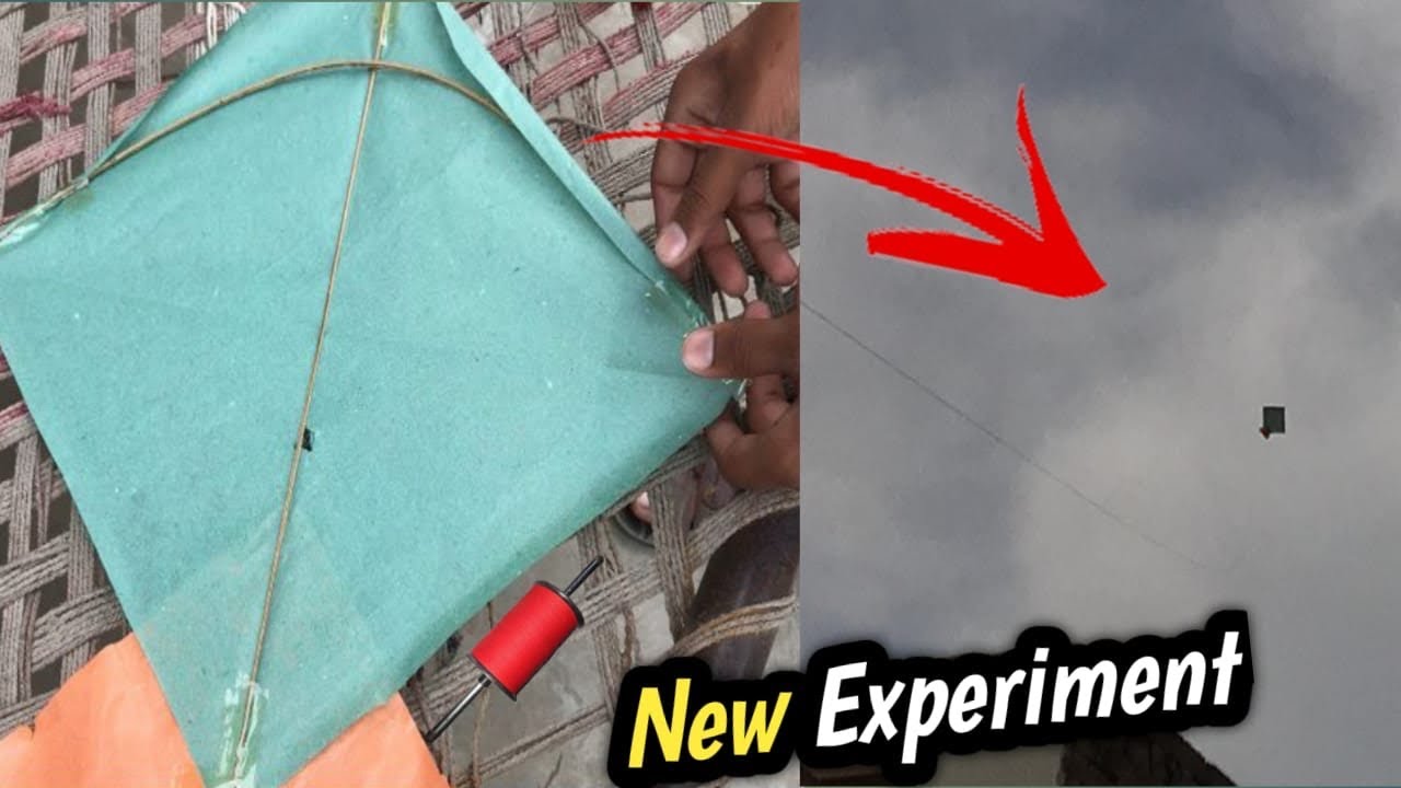 The New Experiment To Fly Kite And released in sky 😱😱😎😎 | Kite making ...
