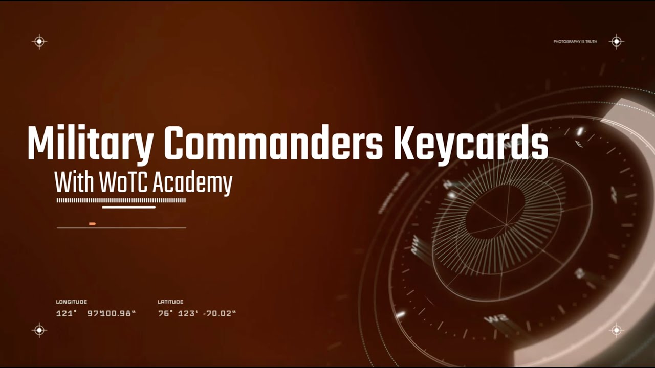 World of Tanks Modern Armor: Military Commanders Key Cards - YouTube