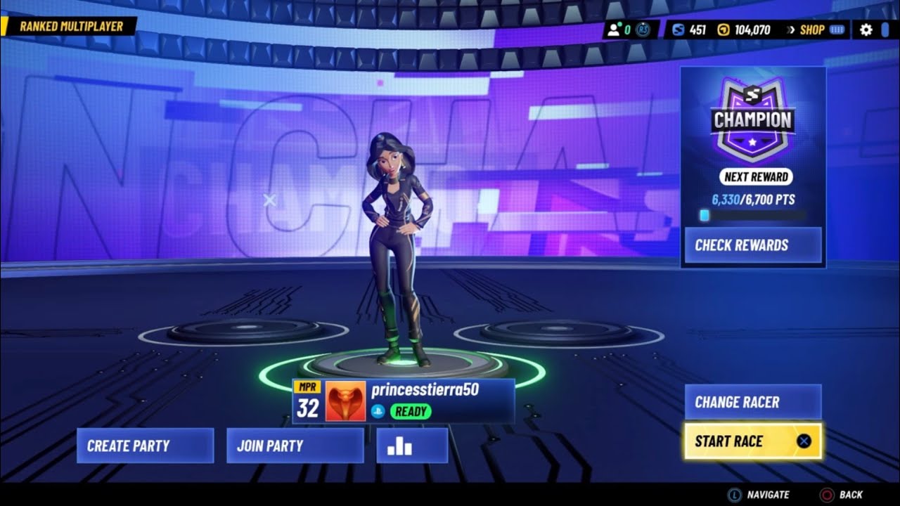 Disney Speedstorm Jasmine Champion Ranked Multiplayer Road to MPR 32 ...