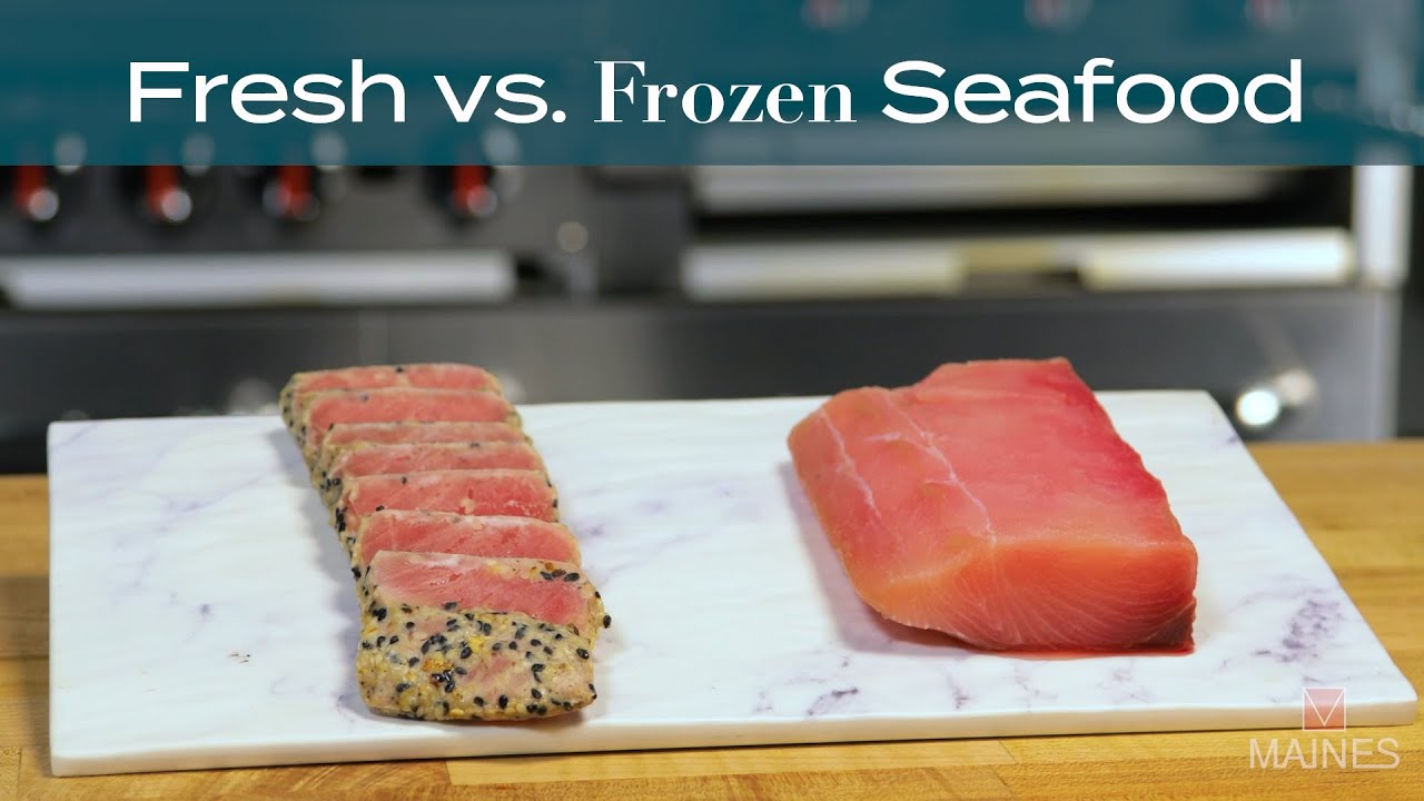 Fresh vs Frozen Seafood - YouTube
