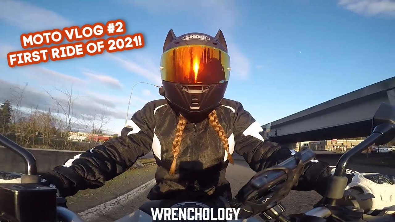 Moto Vlog #2 - First ride of 2021! - YouTube