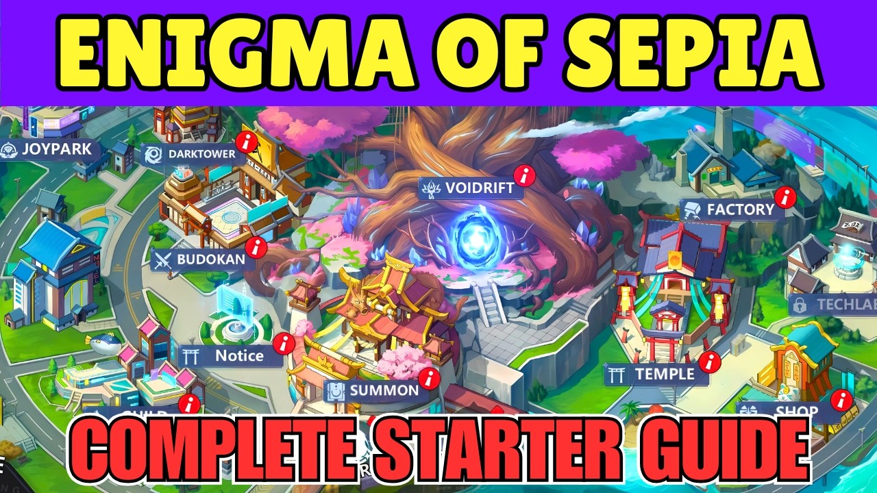 FULL BEGINNERS GUIDE! | Enigma of Sepia | TapScreen Gaming - YouTube