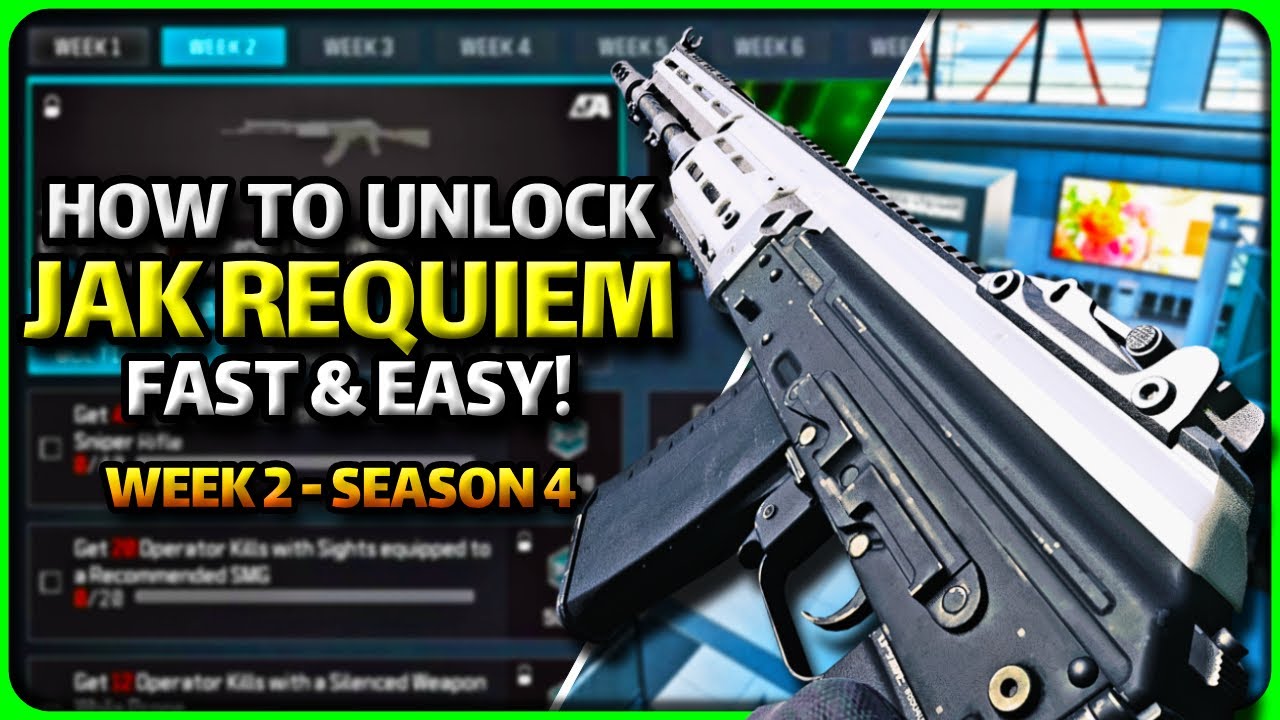 How To Unlock The Jak Requiem Fast & Easy! - Week 2 Season 4 MW3 - YouTube