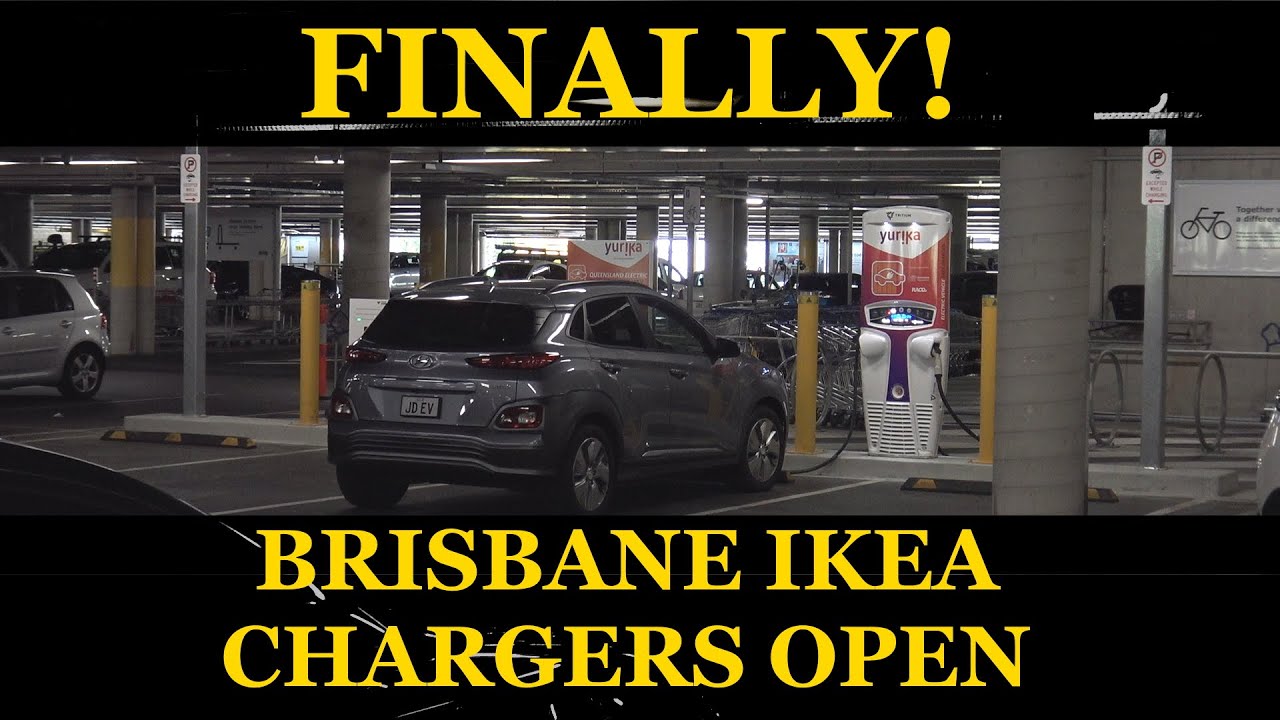 Brisbane IKEA get 50kW chargers. Using RFID and App to start charge ...