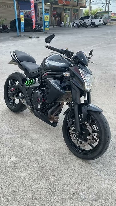 Kawasaki ER6N 2016 ดำดุ - YouTube
