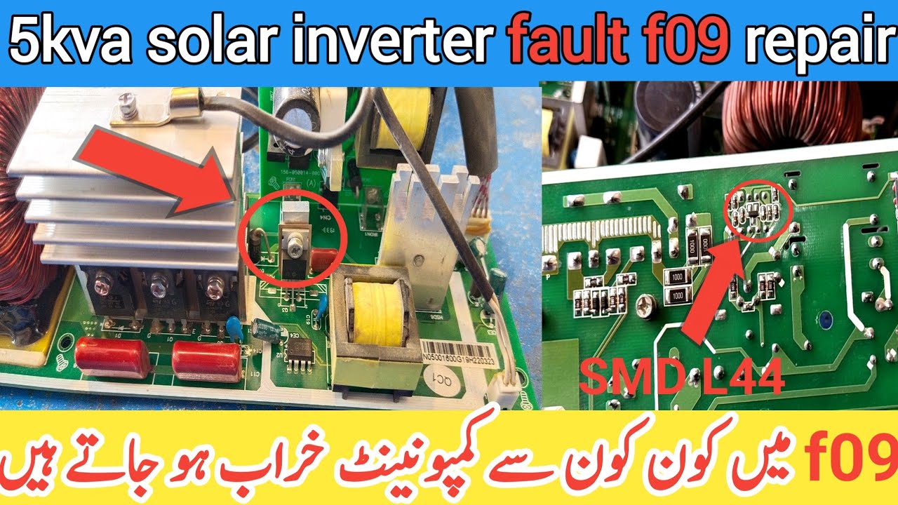 Mppt Solar Charge controller repair || solar inverter repair ||5 kva ...