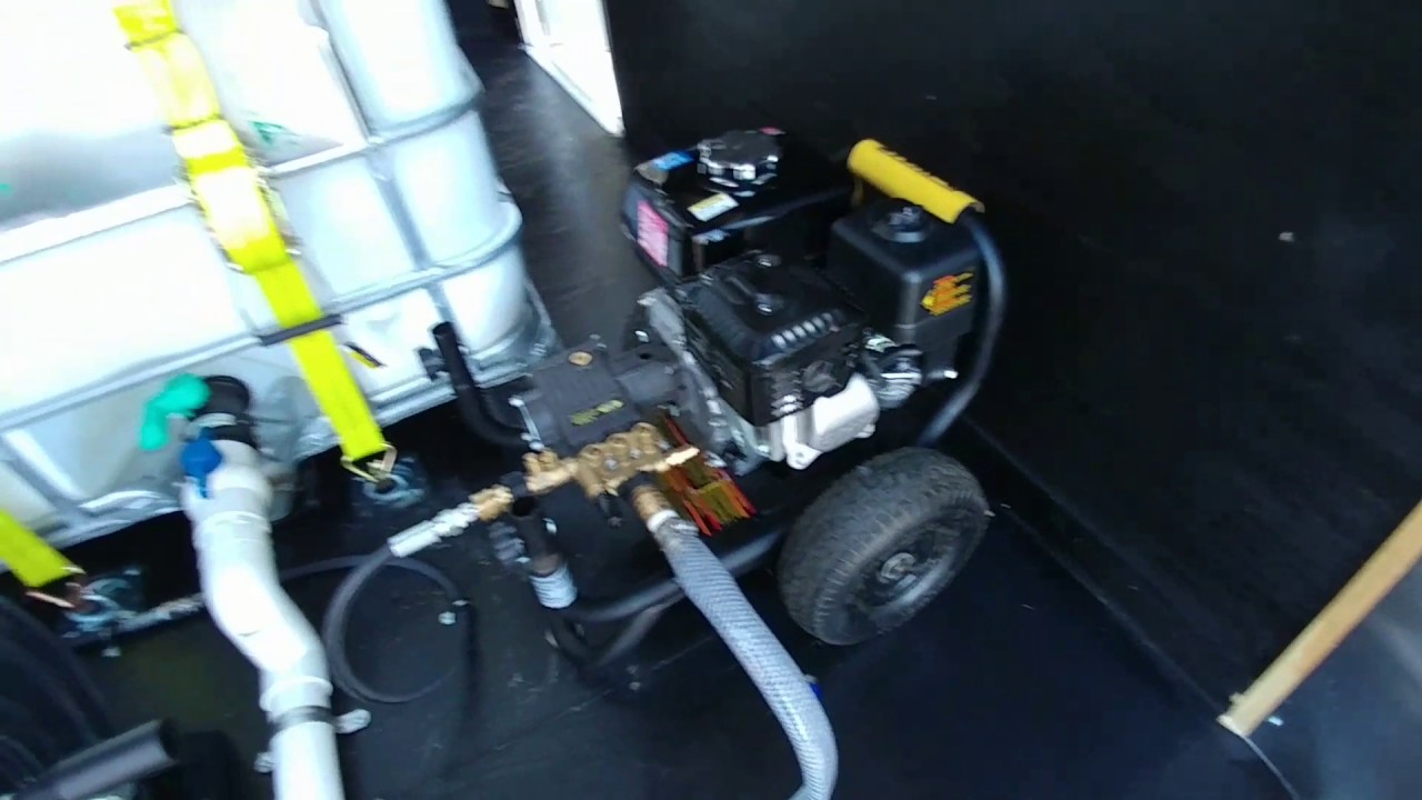 Attention to detail Home and Mobile washing Service trailer setup Feb ...