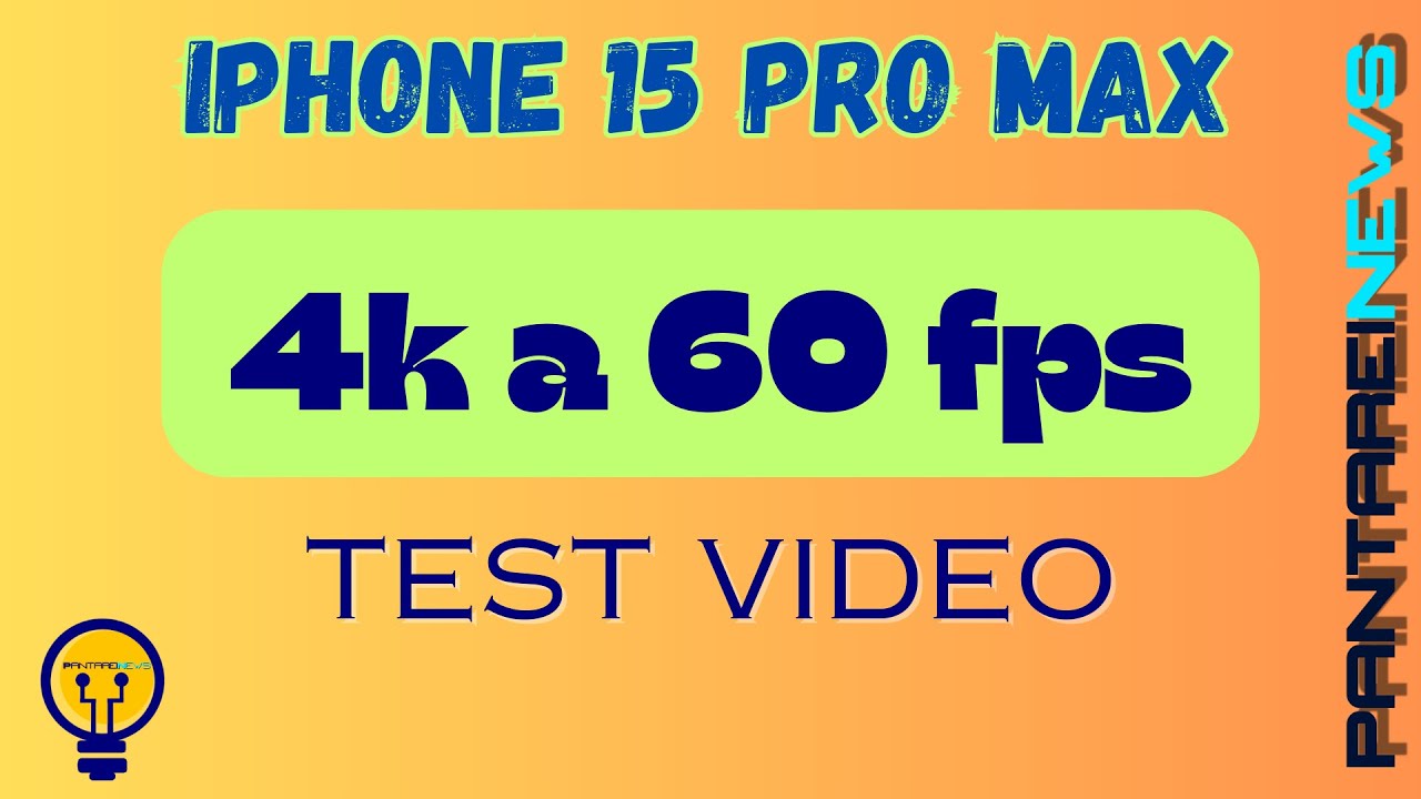 iPhone 15 Pro Max: test video 4k a 60 fps - YouTube