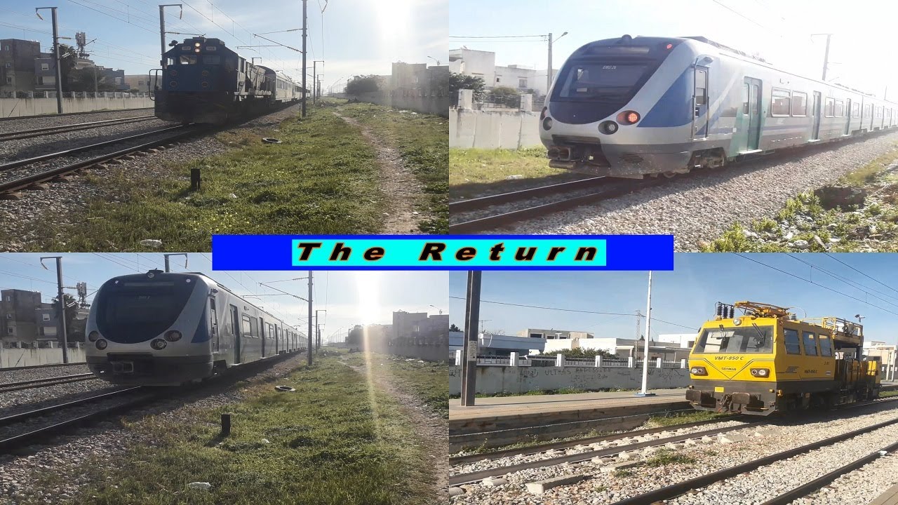 [The Return] SNCFT Trains At Rades Meliane Station - YouTube