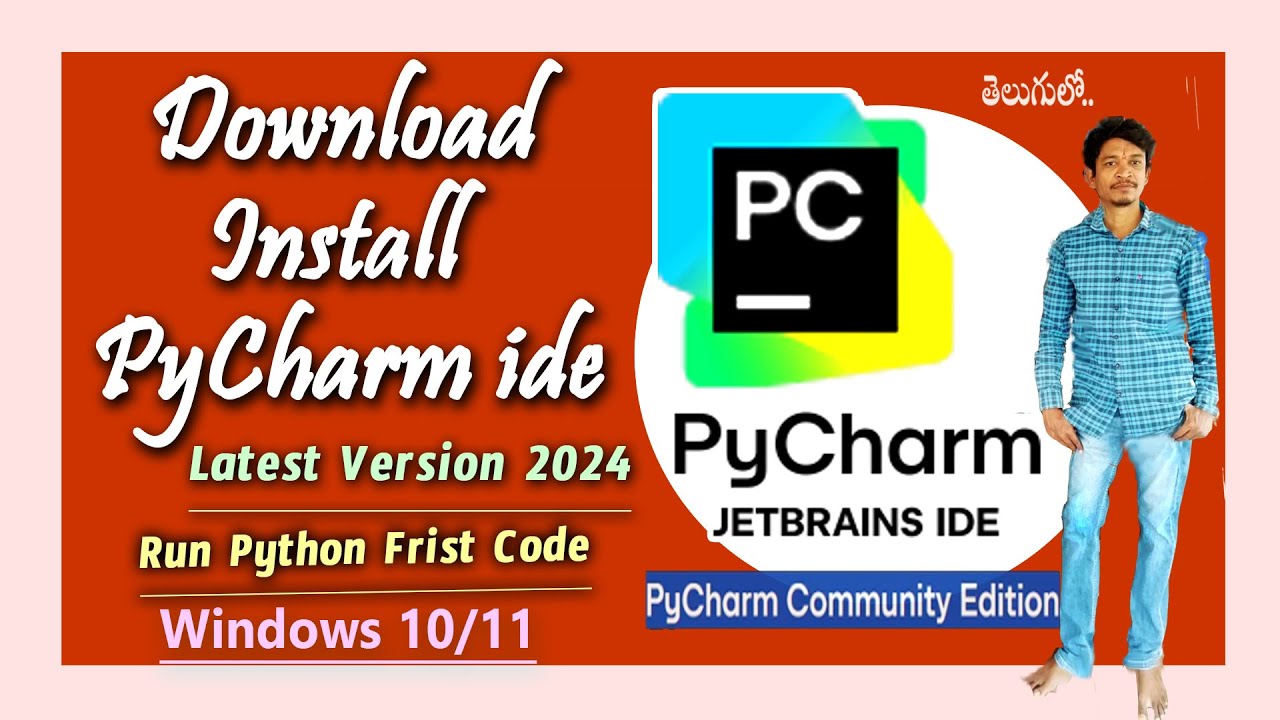 How to Download and Install PyCharm IDE On Windows 10 l 11 Latest 2024 ...