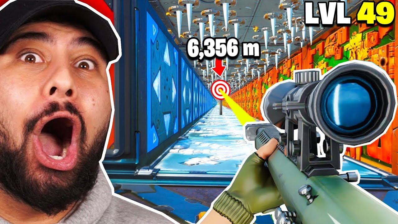 50 TRICKSHOT CHALLENGE Deathrun in Fortnite! - YouTube