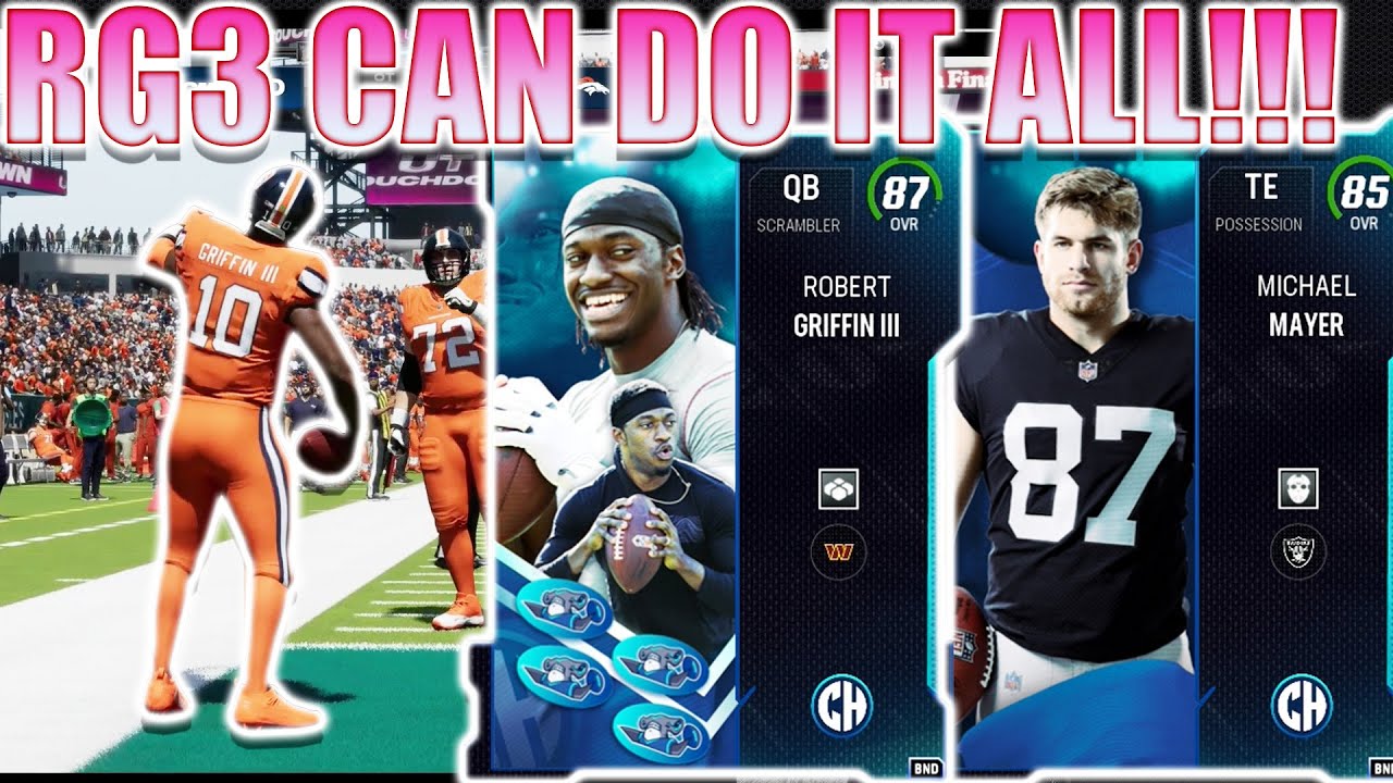 RG3 AND MICHAEL MAYER JOIN THE SQUAD!!! JOURNEY TO 99 OVR Madden 24 ...