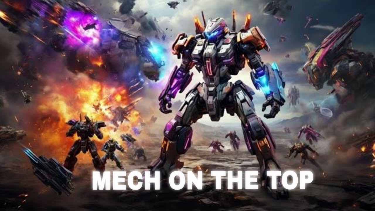 MECH ON THE TOP // Mech Battle Music // Dark Synthwave Rock // SHOCKING ...