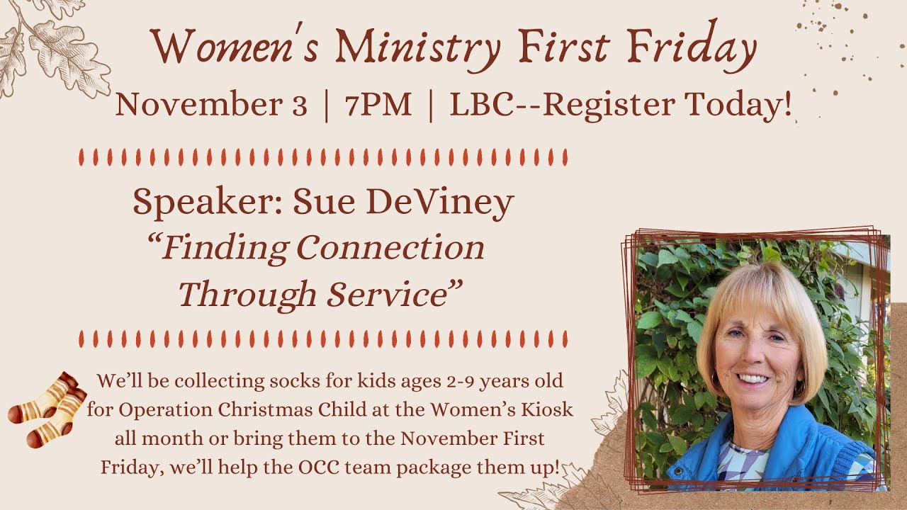 Women's Ministry First Friday November 2023 - YouTube