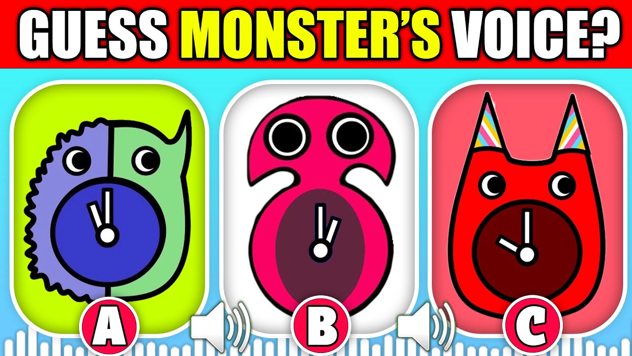 Guess Clock Screen + EMOJI of The MONSTER | GARTEN OF BANBAN 4, 5, 6, 7 ...
