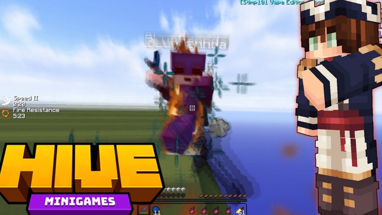 Minecraft The hive sky wars 😍 - YouTube