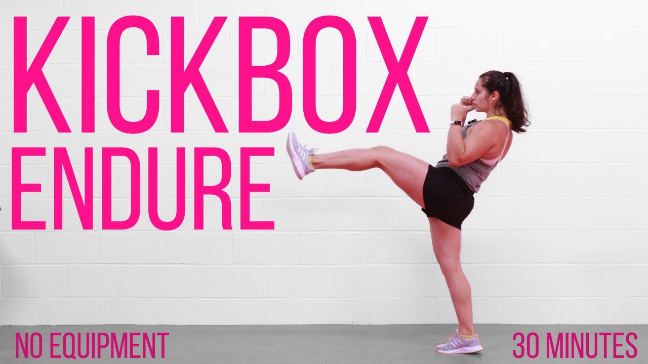 30 Minute Cardio Kickboxing Workout | Bodyweight Endurance - YouTube