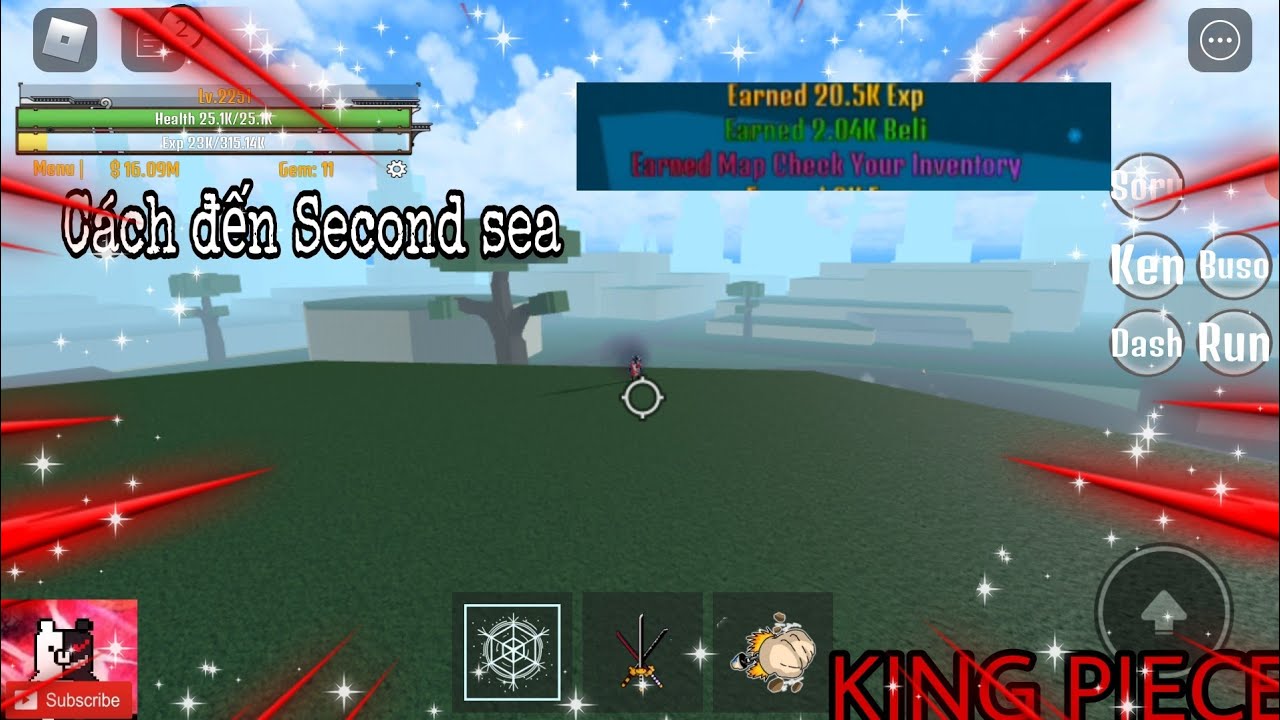 Cách đến Second Sea và code || King Piece - YouTube