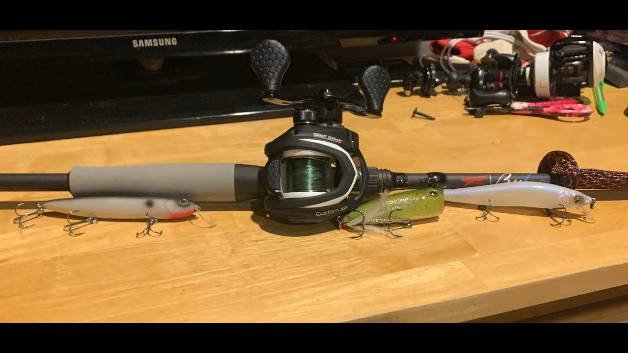 New Lew's Custom XP reel and new Falcon rod - YouTube
