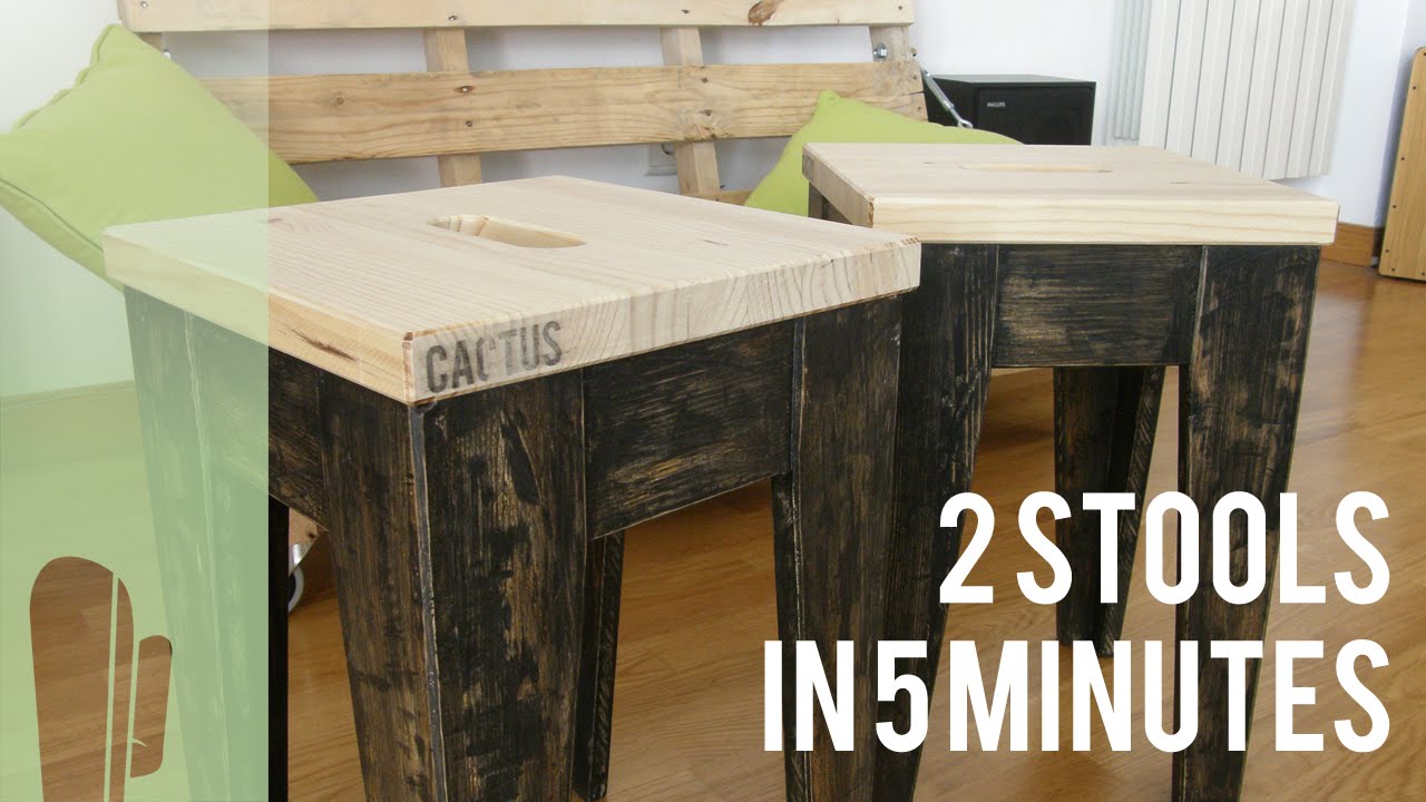 2 Stools in 5 minutes - YouTube