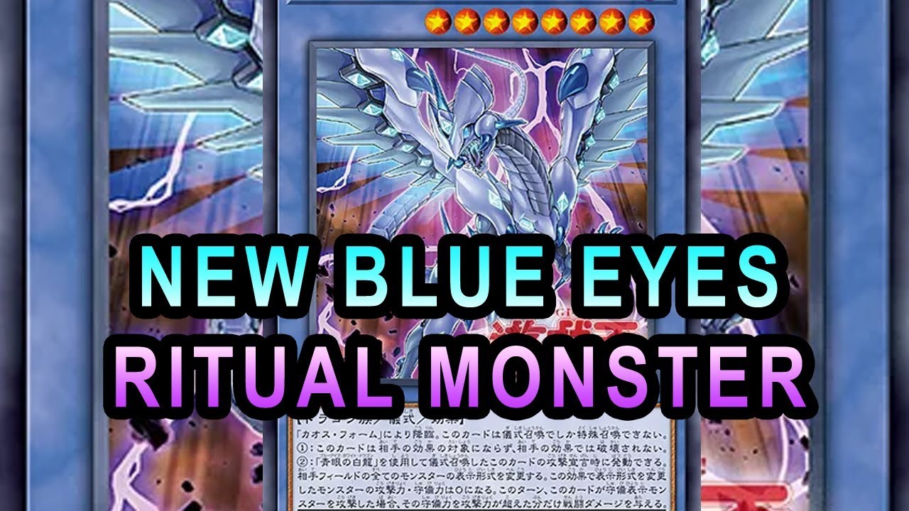 NEW BLUE EYES RITUAL MONSTER CHAOS DRAGON! " Blue-Eyes Chaos Dragon ...