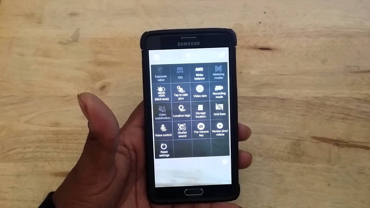 THE SAMSUNG GALAXY NOTE 4 the remote viewfinder - YouTube