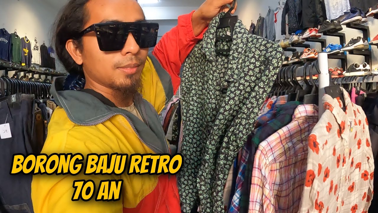 Aku Borong Semua Baju Retro Di Kedai Bundle..Memang Berantuuu 🔥 - YouTube