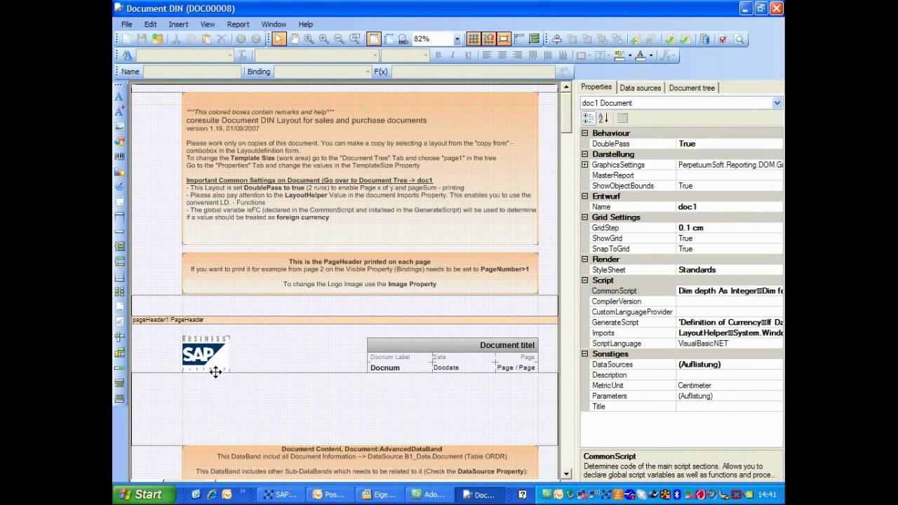 coresuite designer Marketing Layouts Basisfunktionen - YouTube