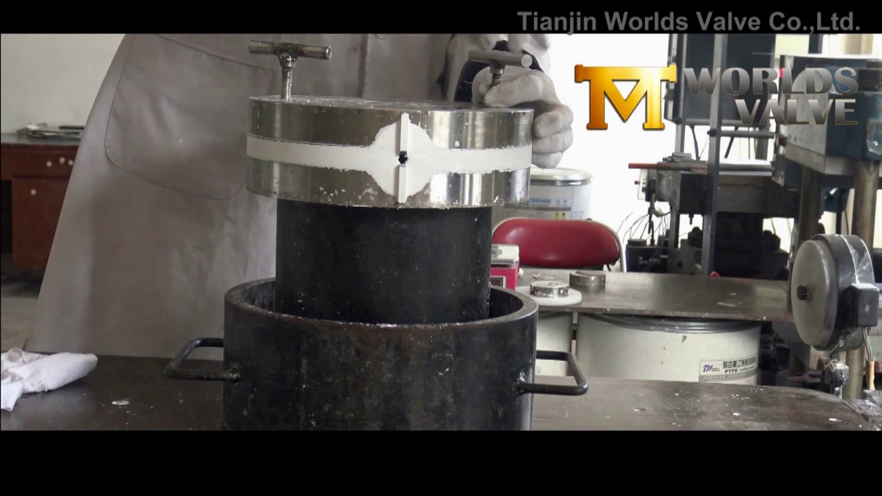PTFE Disc for full PTFE lined butterfly valve - YouTube